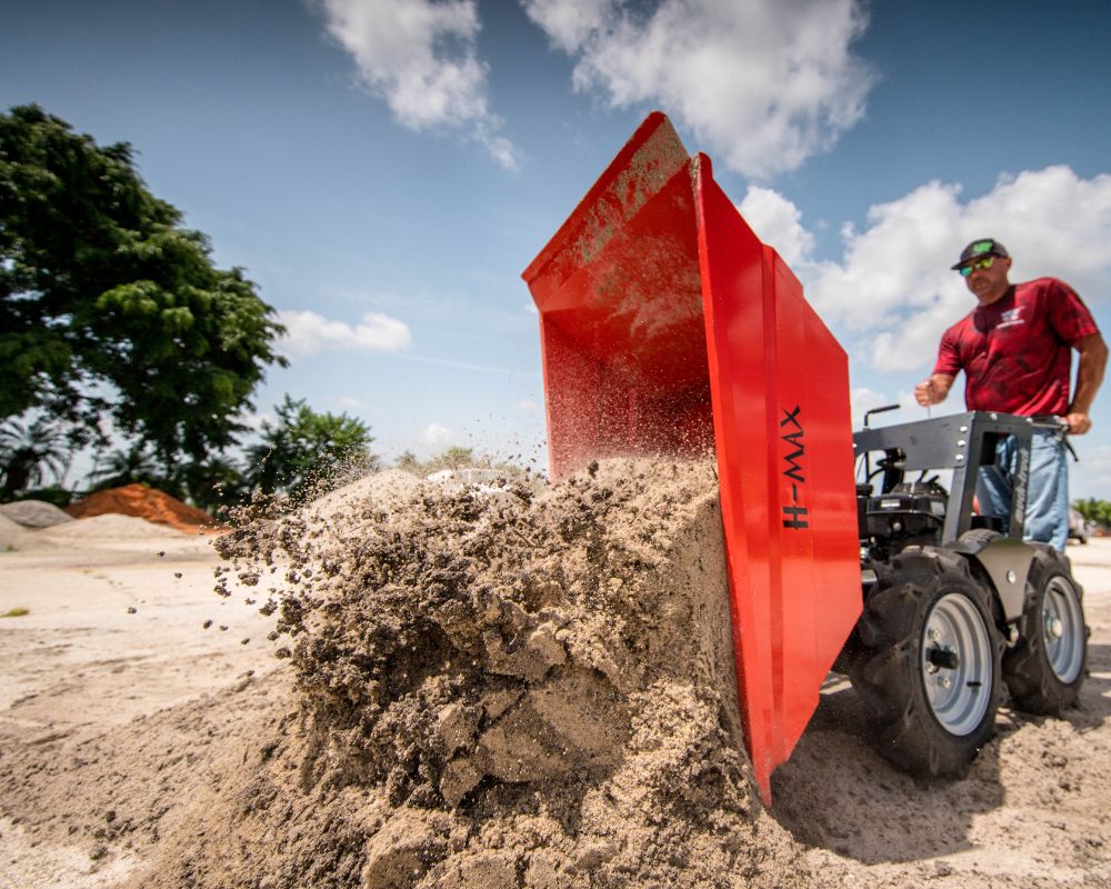 H-Max Hydraulic Tip Power Barrow