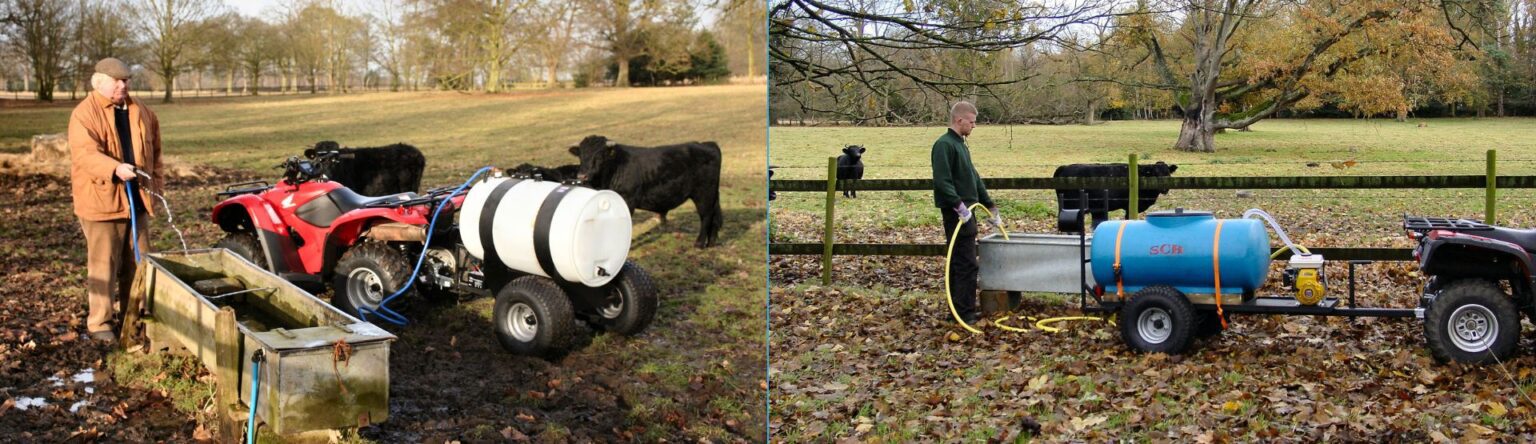SCH Water Transfer Bowsers – ATV, UTV & Trailer Tanks
