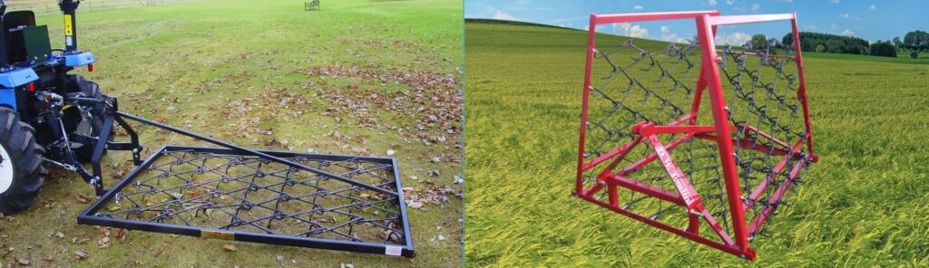 Tractor Mounted Chain Harrows UK | Soil Prep Attachments