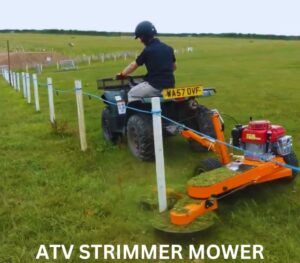 Innovative ATV Strimmer Mower for Solar Farms
