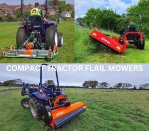 Landscape Maintenance with Compact Tractor Flail Mowers